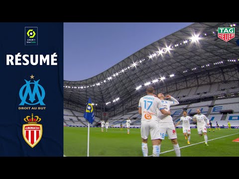 OLYMPIQUE DE MARSEILLE - AS MONACO (2 - 1) - Résumé - (OM - ASM) / 2020-2021