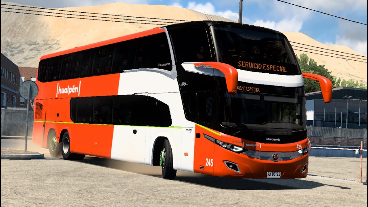 Testeando el Marcopolo G7 en calama buses hualpen ETS2 - YouTube