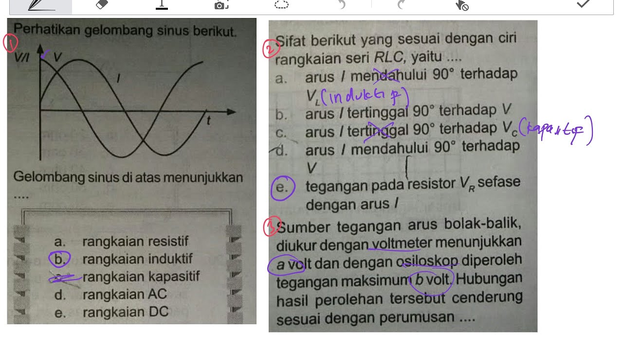 Penjelasan grafik Rangkaian RLC dengan mudah dan simpel - YouTube