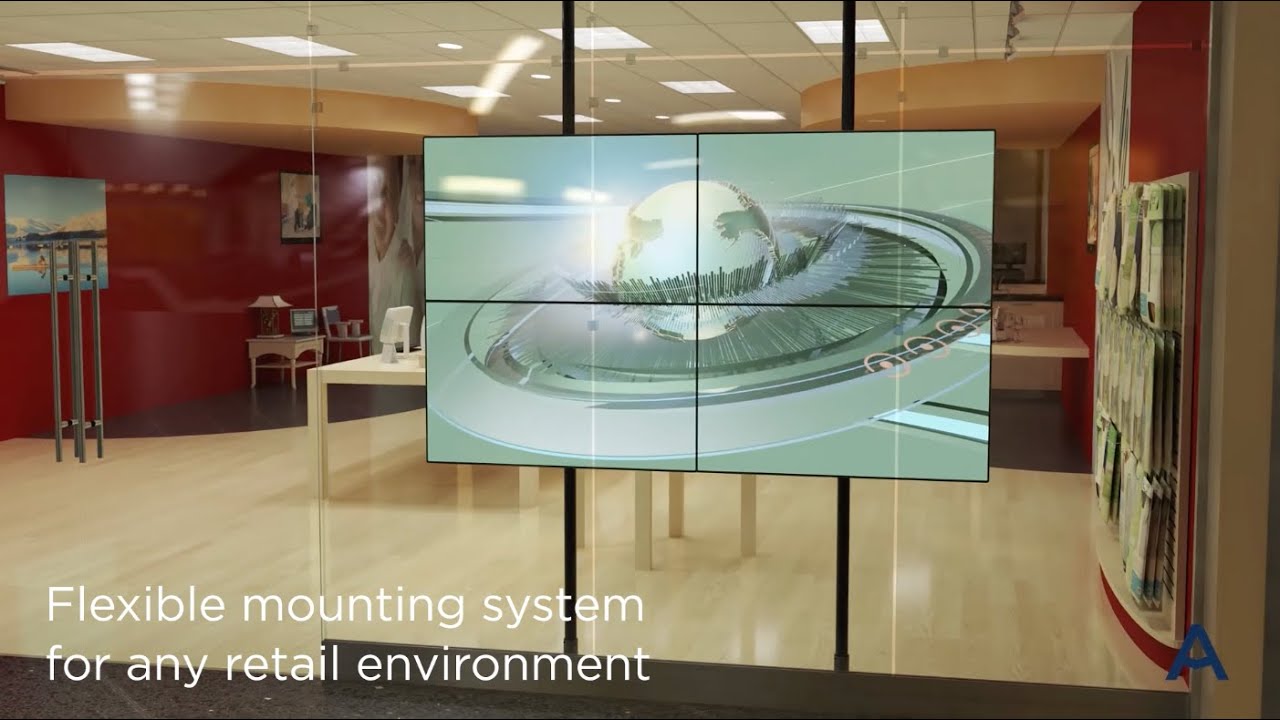 Floor to Ceiling & Floor to Wall Video Wall Mounts | Modular, Sleek ...