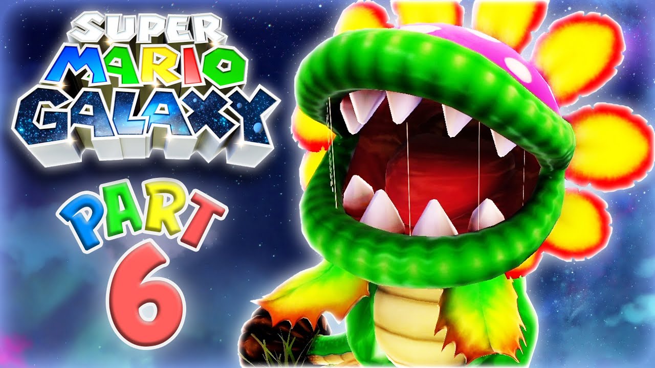 SUPER MARIO GALAXY - Part 6 - Pranksters, Dino Piranha Boss Speed Run ...