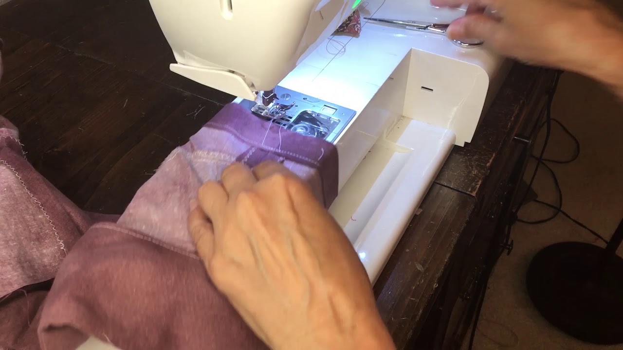 Simplicity 5581 Sleeve Hem - YouTube