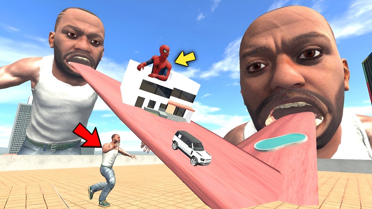 😱 Franklin Accidentally Enters Monster Franklin’s Mouth! – PART 2 | in ...