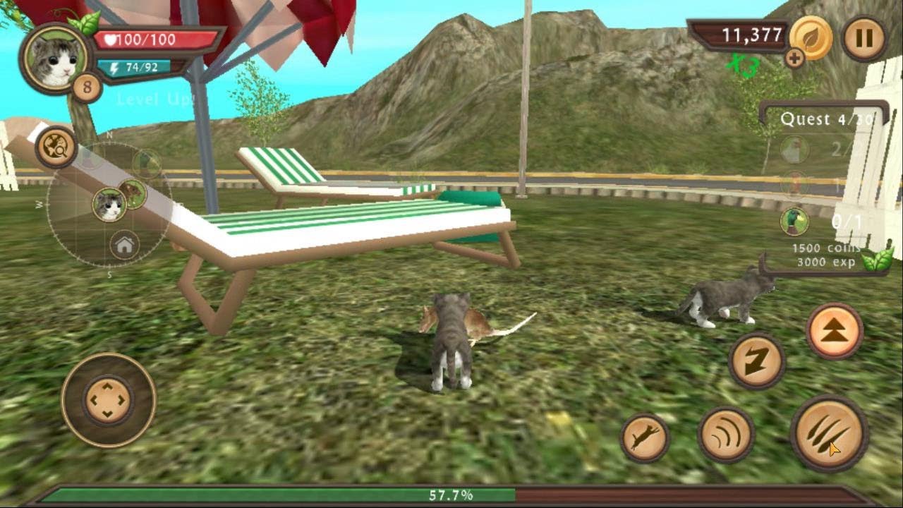 Cat Sim Online: Play with Cats Android Gameplay Ep-7 3D world! - YouTube