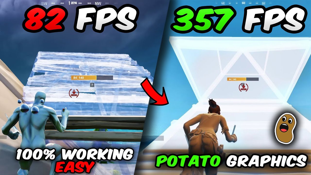 How to Get Potato Graphics in Fortnite🥔(Simple & Easy💯) - YouTube