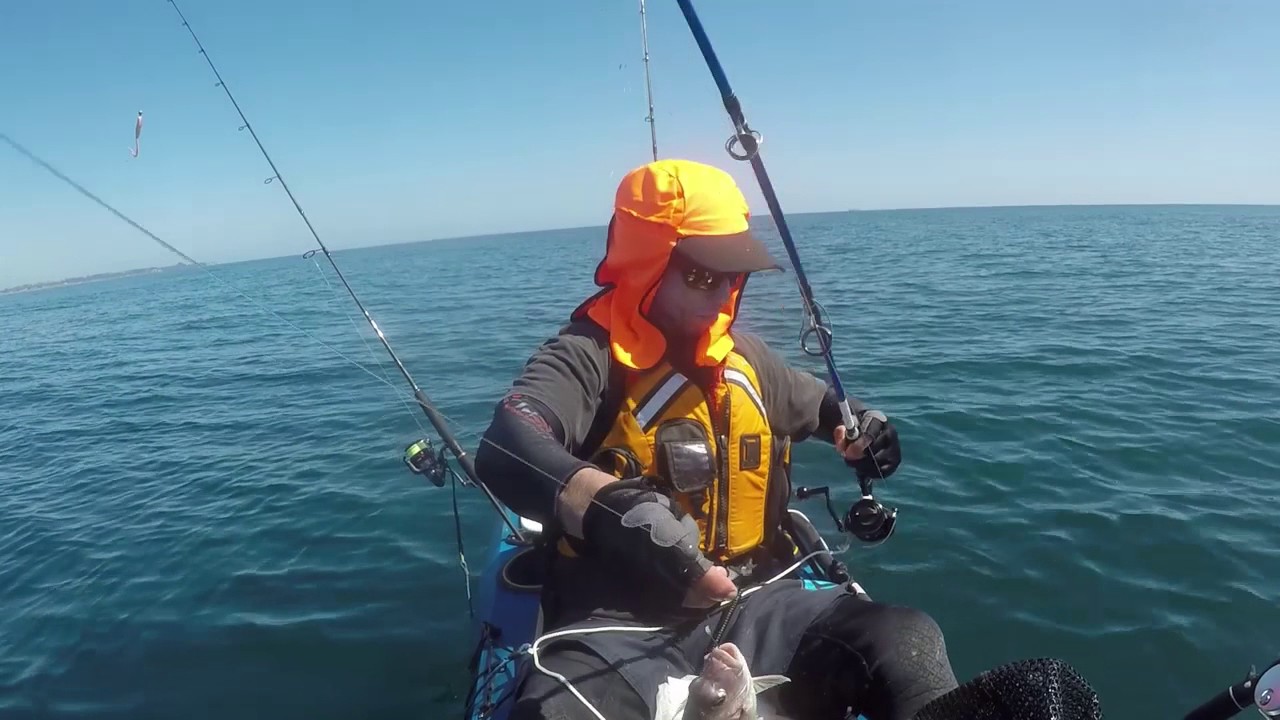 Kayak Fishing NZ limit of snapper - YouTube