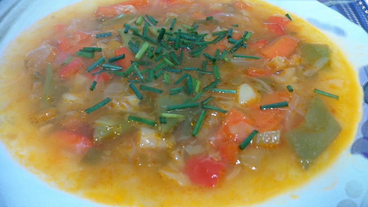 Sopa de verduras - como hacer sopa de verduras - recetas en menos de 3 ...