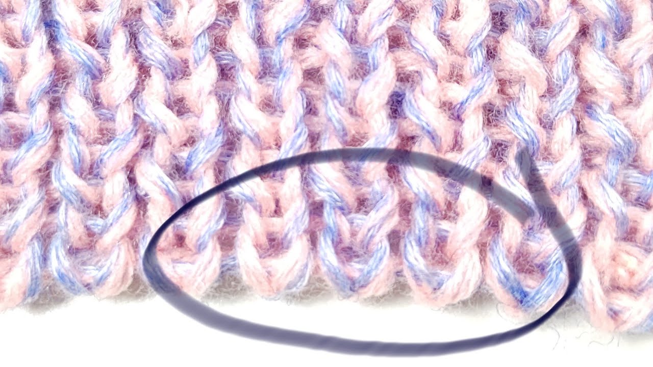 How do you like this edge? I like the way / Beginner knitter - YouTube