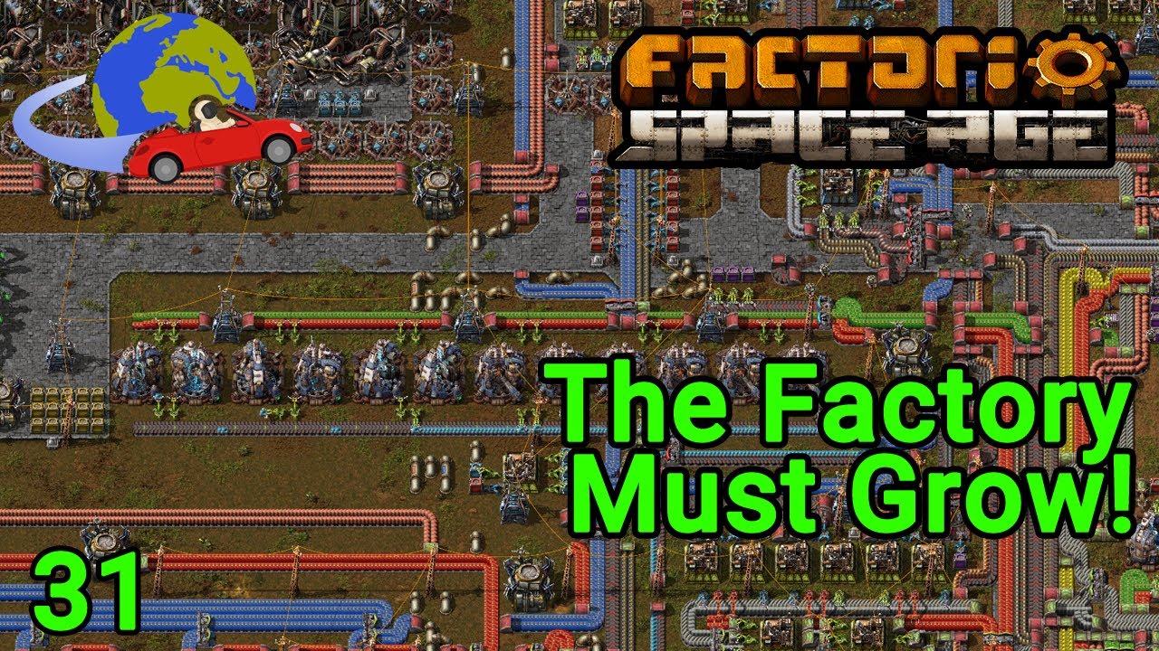 Factorio Space Age DLC Cleansing the biters and extending vision Steel ...