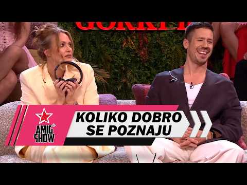 Koliko dobro se poznaju? - Nikola Rokvić i Bojana Barović (AmiG Show S18)