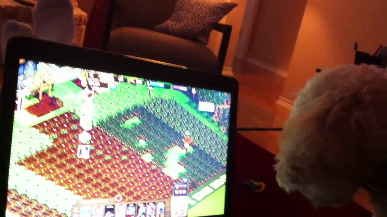 Poodle Loves Frontierville and the Mouse Cursor - YouTube