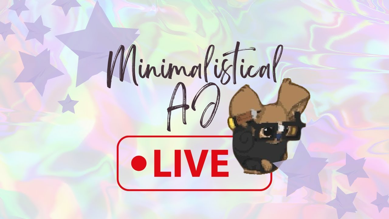 Livestream- Animal Jam Classic- Minimalistical AJ- Solid and a surprise ...
