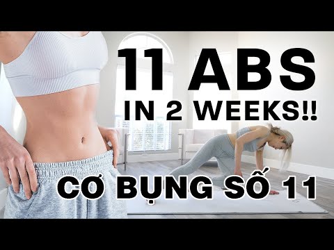 Tập Cơ Bụng Sô 11 Trong 2 Tuần Tại Nhà - Giảm Mỡ Bụng