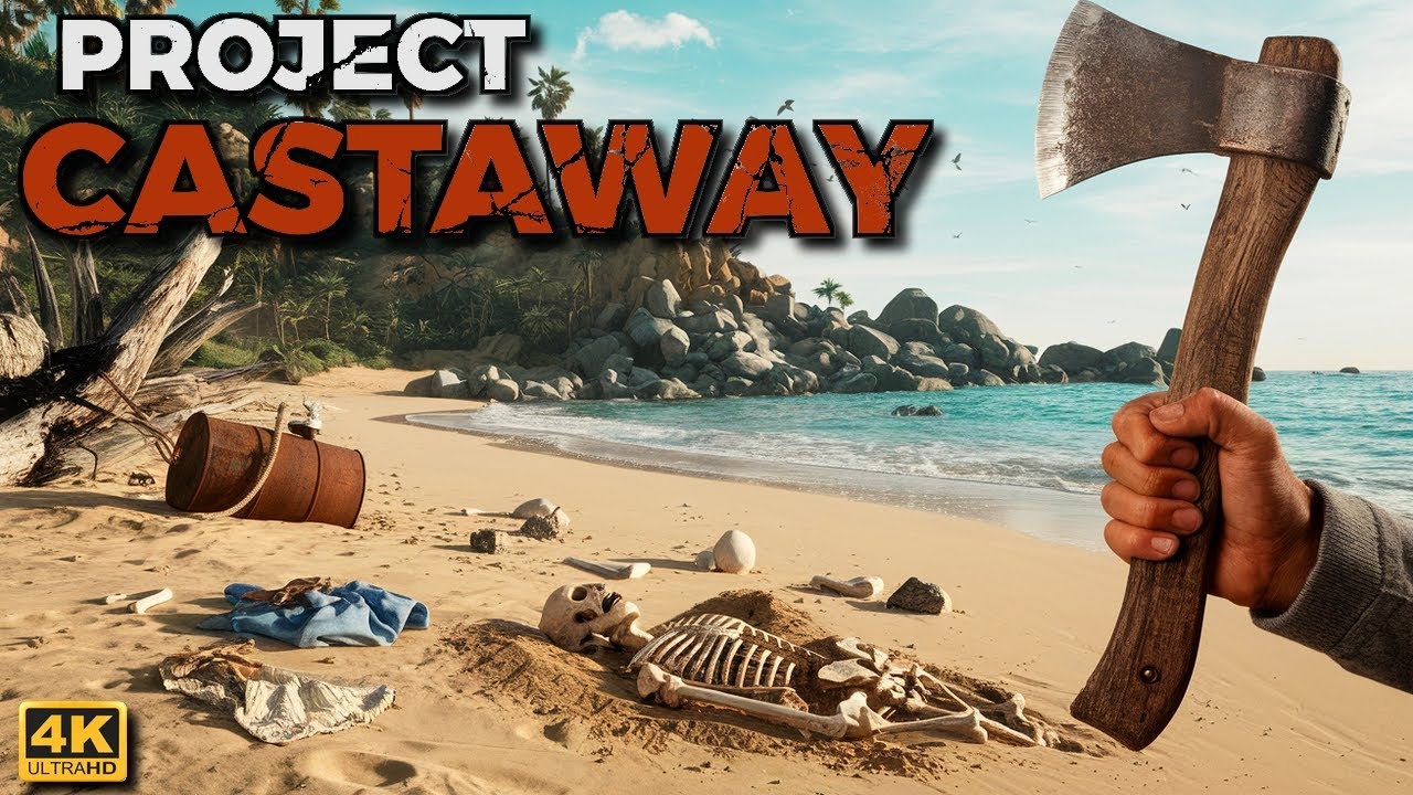 Project Castaway FR 4K Survivre Seul sur une Île Déserte ! 🌴🛠️ - YouTube