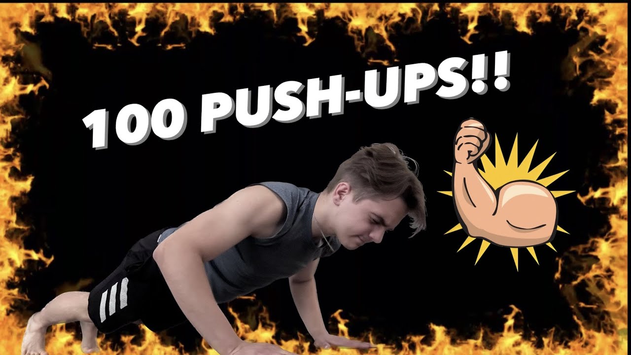 I did 100 Push-ups For My 100th Video!! | 100th Video Celebration - YouTube