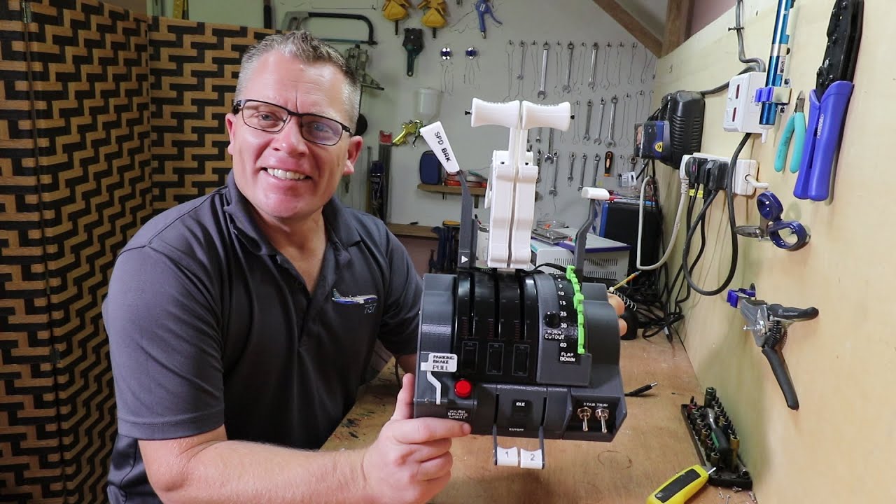 Saitek 737 Throttle Mod 2 - YouTube