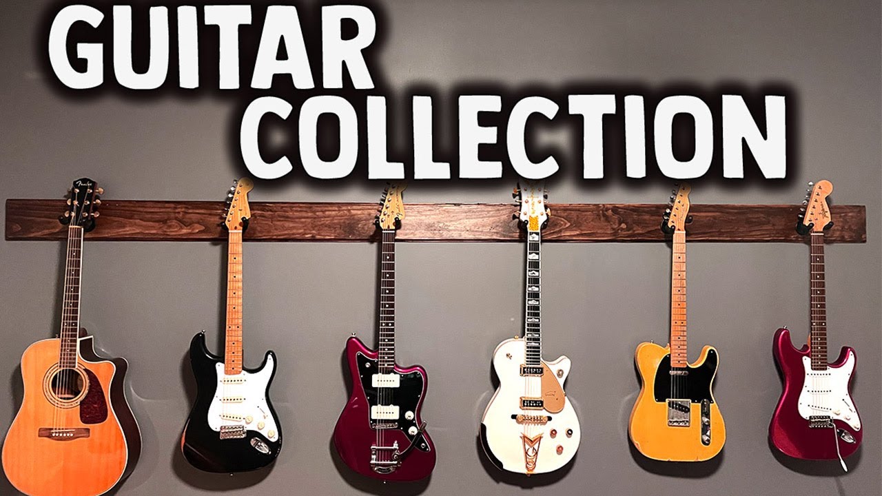 MY GUITAR COLLECTION AND MY HOME OFFICE TOUR! - YouTube