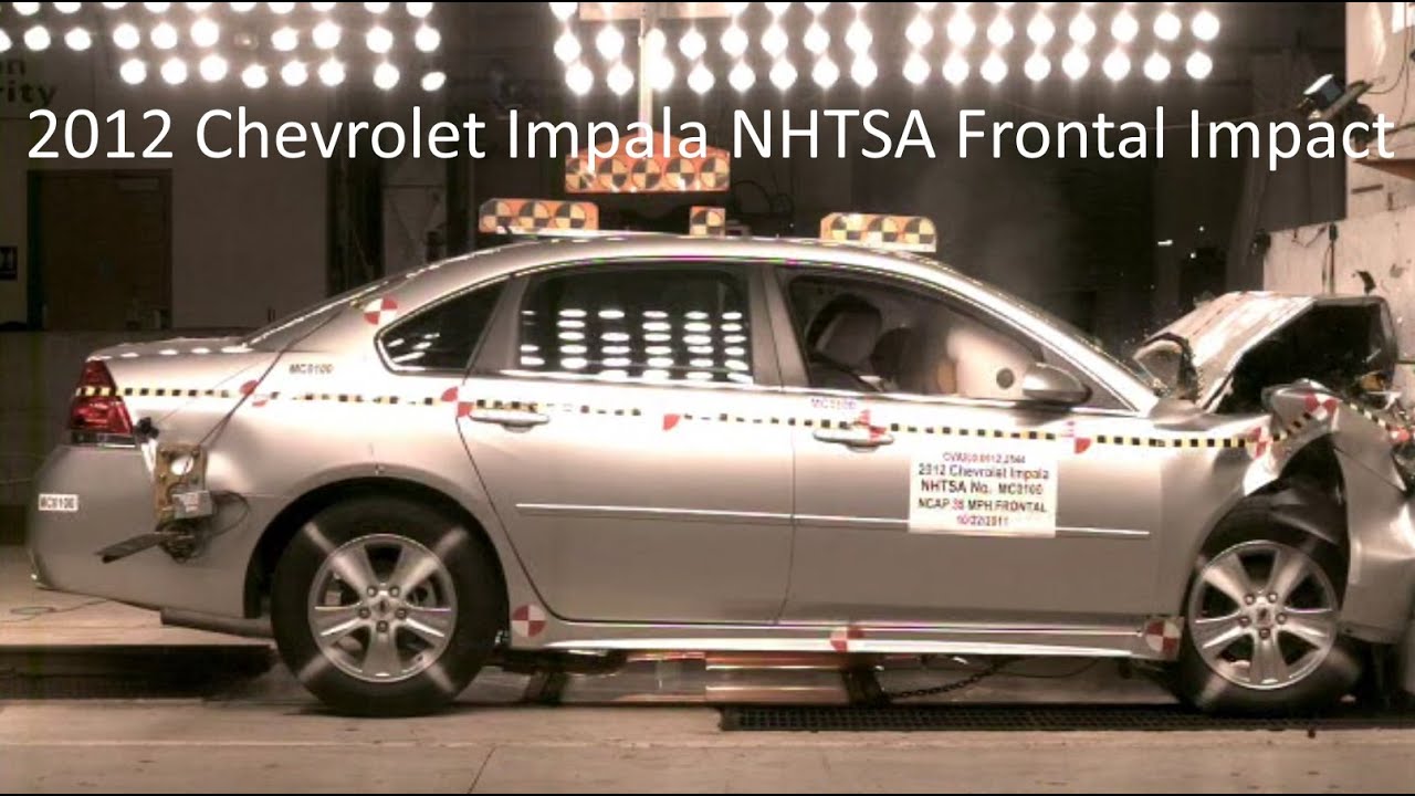 2010-2016 Chevrolet Impala / Impala Limited NHTSA Full-Overlap Frontal ...