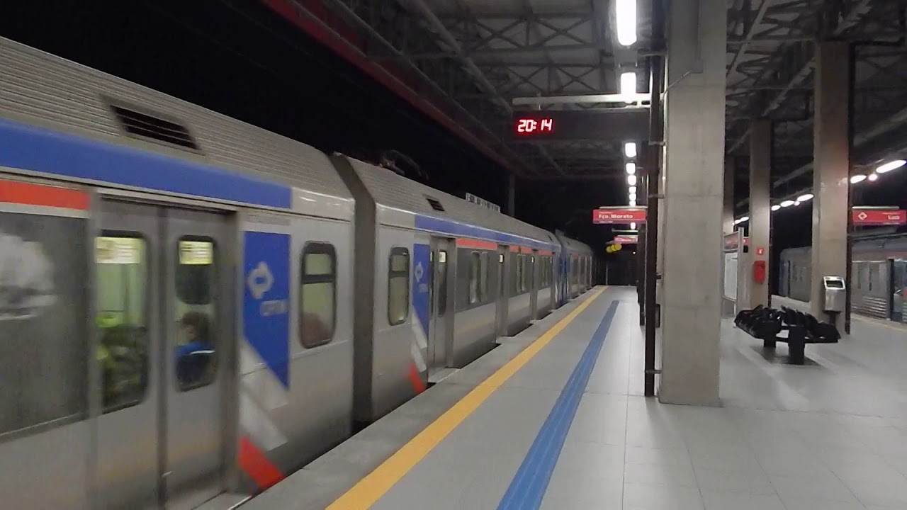 CPTM - Siemens série 3000 partindo da estação Vila Aurora - YouTube