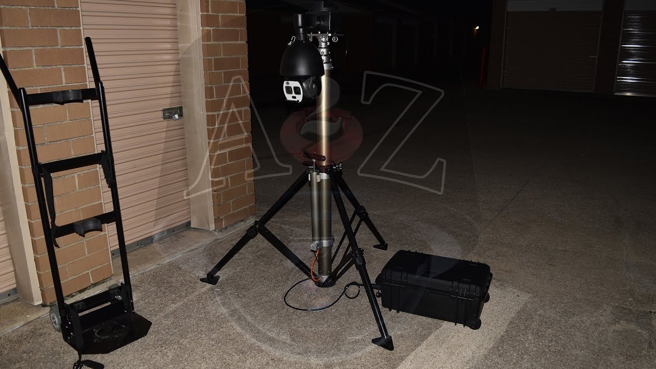 A2Z RWC Tactical Tripod 4G 4K IR PTZ Camera System Setup DEMO - YouTube