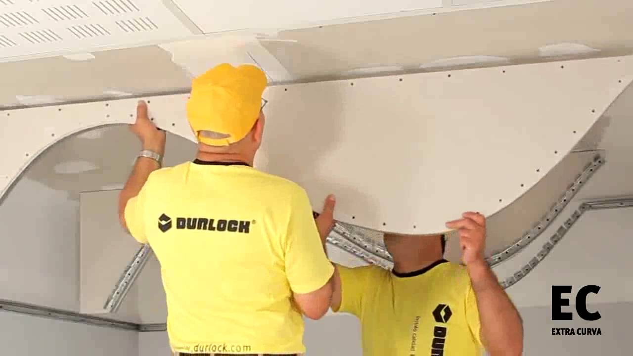 Durlock Oficial: Placa Extra Curva Durlock ® - YouTube