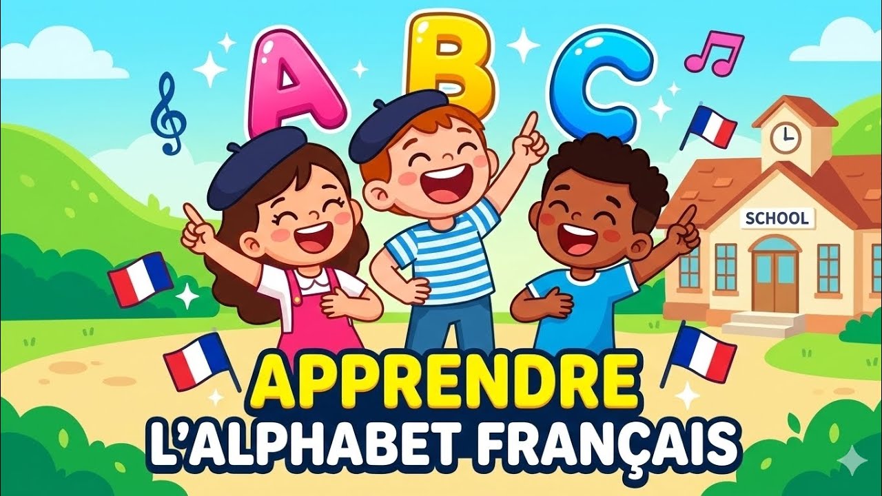 L'Alphabet Français - French Alphabet Song for Kids 🎵 (A à Z, Catchy ...