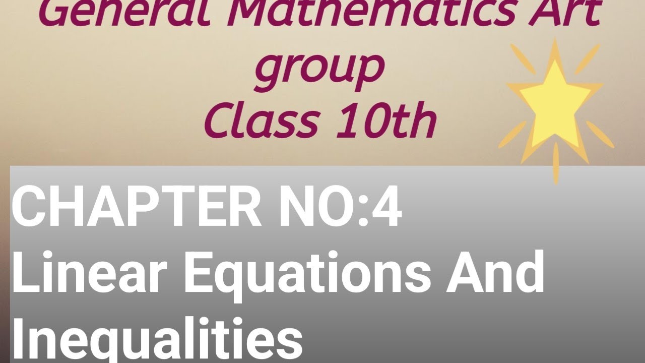 Ex 4.1 General Math Class 10th For Arts Group - YouTube