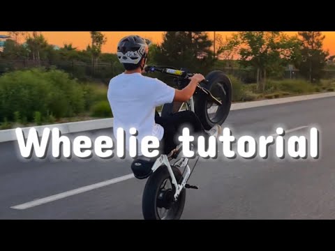 How to wheelie a super73 e-bike - YouTube