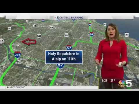 NBC 5 Chicago Traffic Cmdr. Paul Bauer Funeral Procession - YouTube