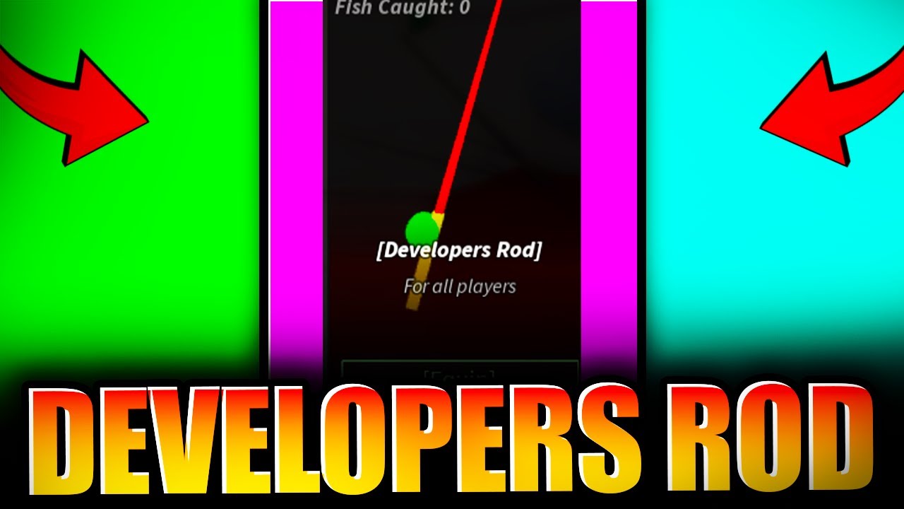 How to get developers rod in Fisch Roblox - YouTube