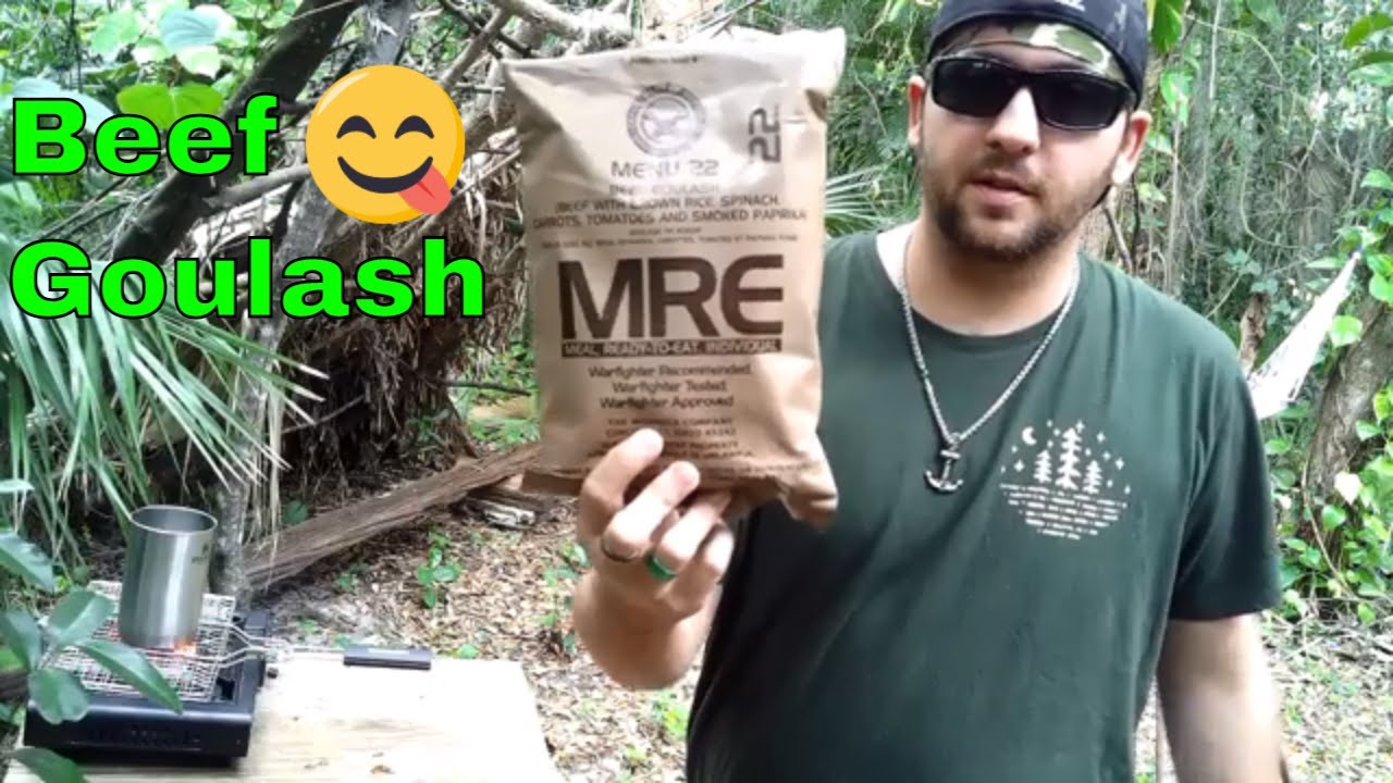 MRE - Menu 22 - Beef Goulash - YouTube