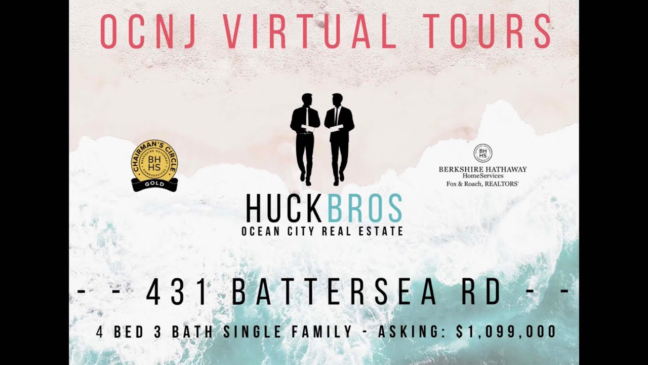 Virtual Tour by Ryan Huck - 431 Battersea Rd. Ocean City NJ - YouTube