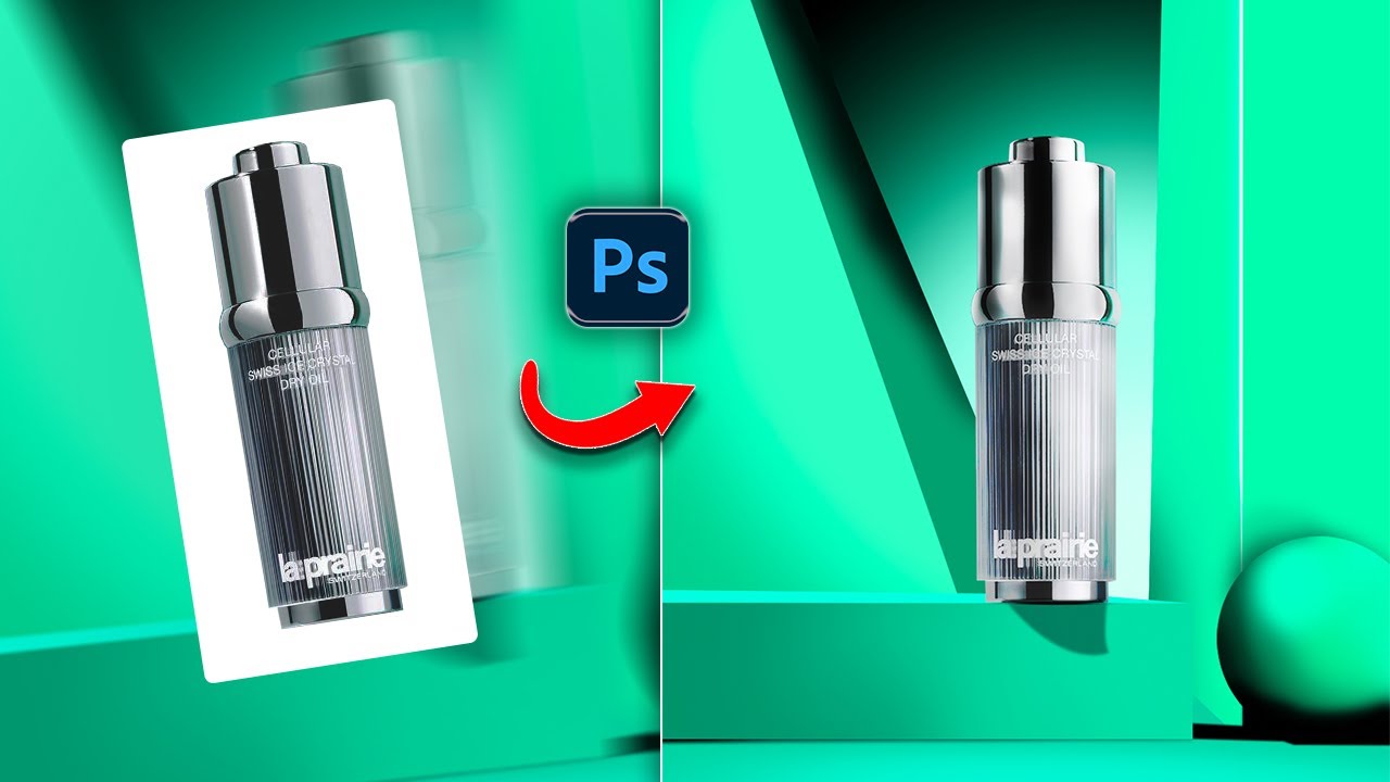 product manipulation photoshop tutorial | photoshop for beginners - YouTube