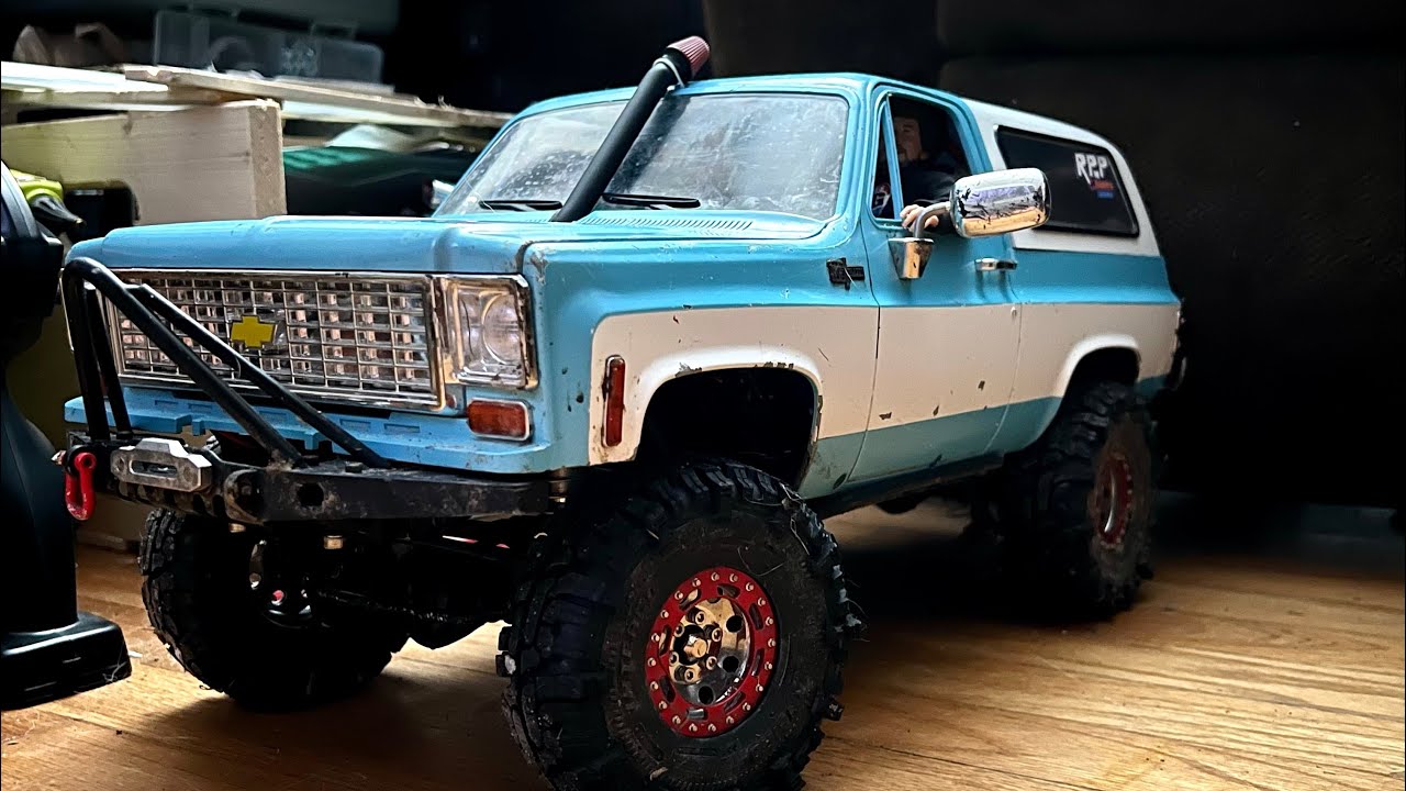 Rc4wd blazer at Aspen valley ohv park - YouTube