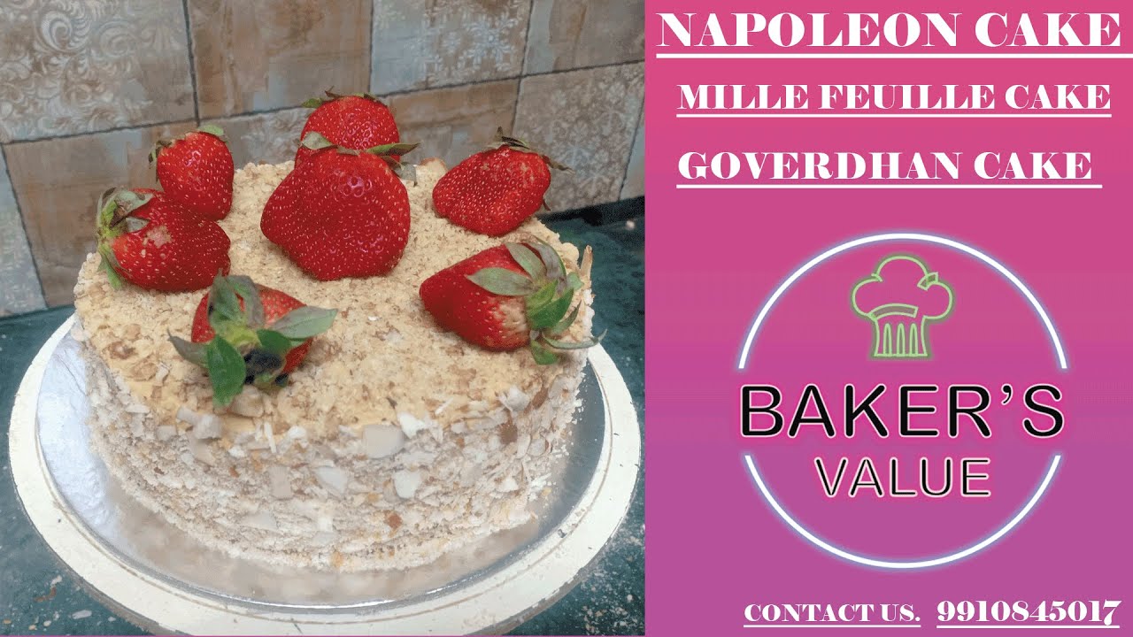 Napoleon cake || Milli-Feuille cake || Home made... - YouTube