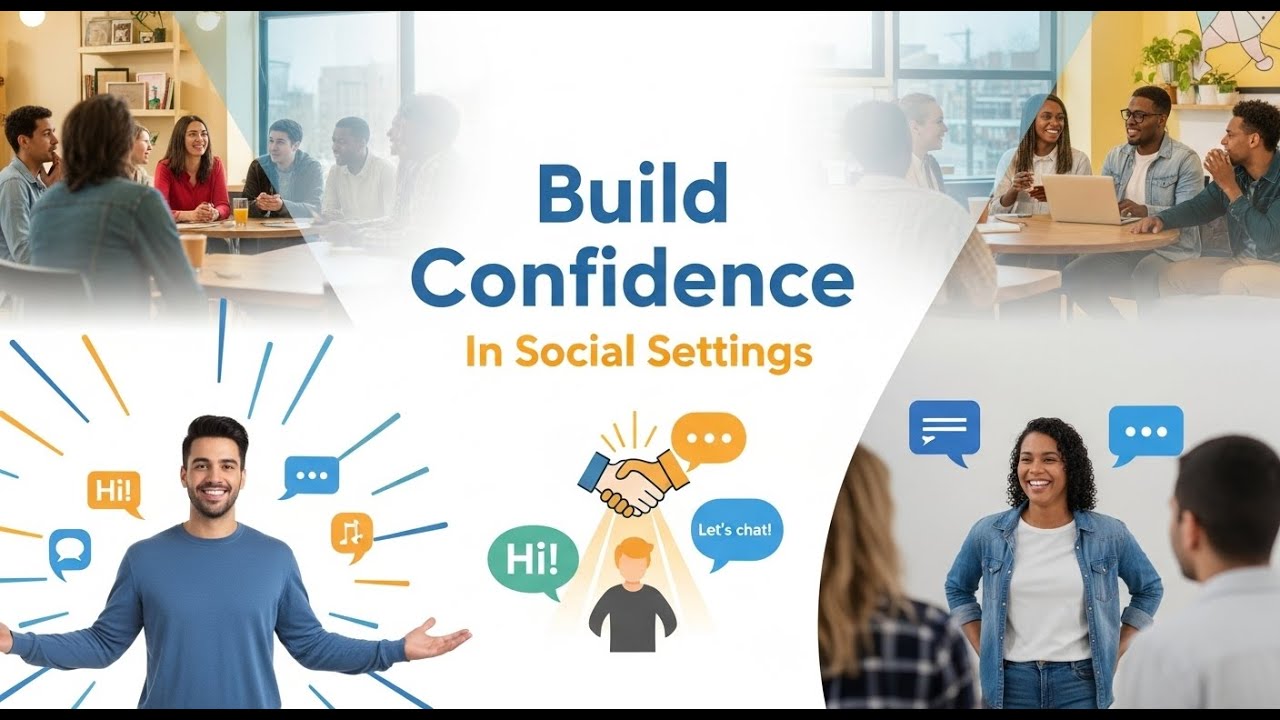 How to Build Confidence in Social Settings - YouTube