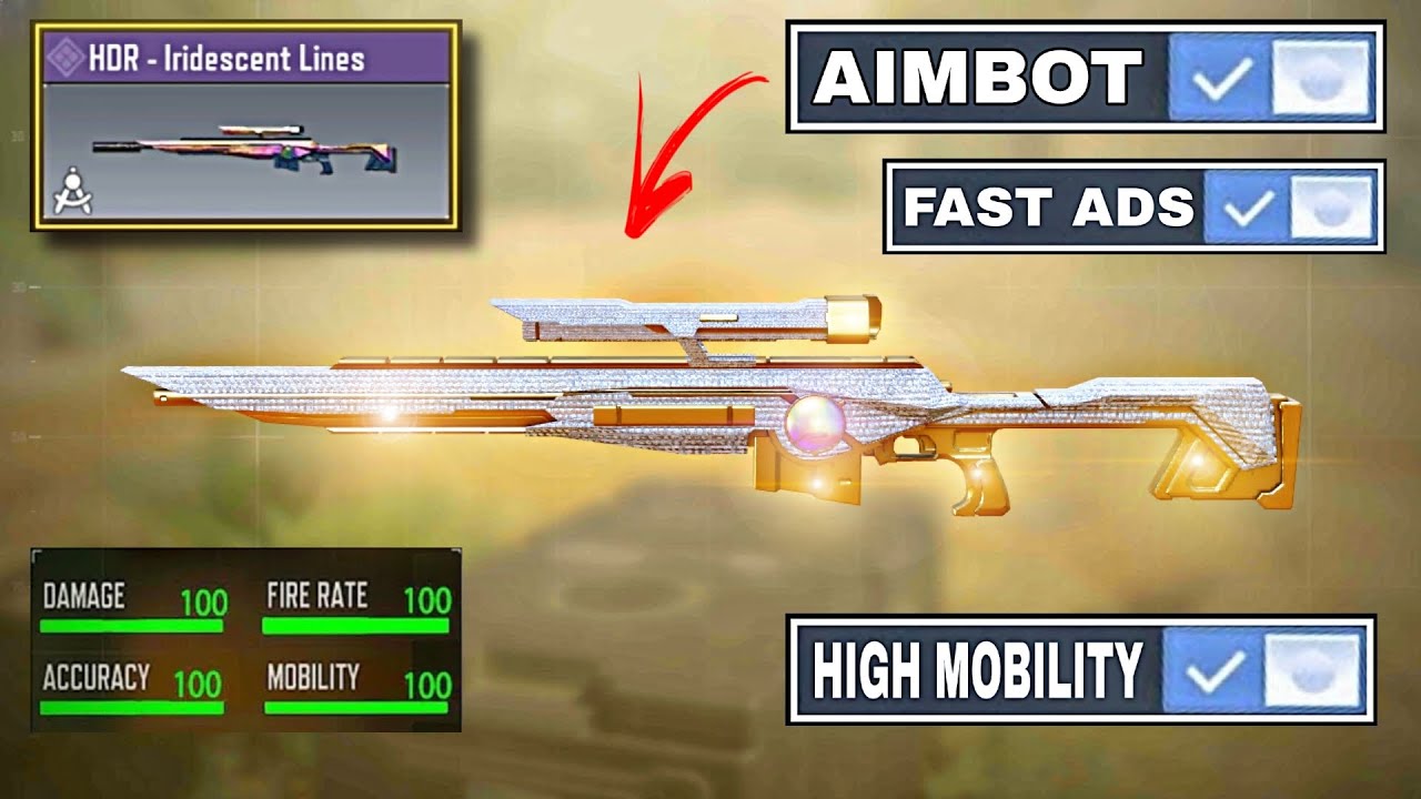 NO HITMARK HDR BEST GUNSMITH ONE SHOT HDR BROKEN LOADOUT| CALL OF DUTY ...