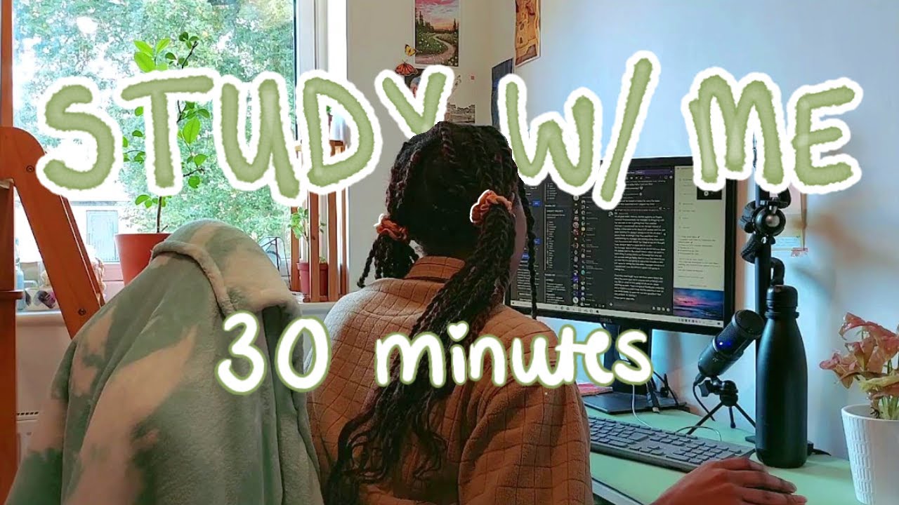 📚 30-minute Study with me! | Cosy Lo-fi Music + Pastel vibes 🌼💕 - YouTube