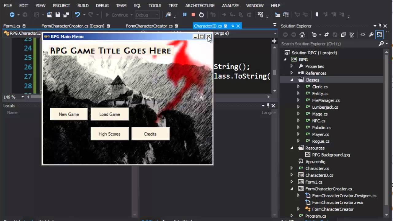 Create a C# RPG Project Data Serialization Part 4 - YouTube