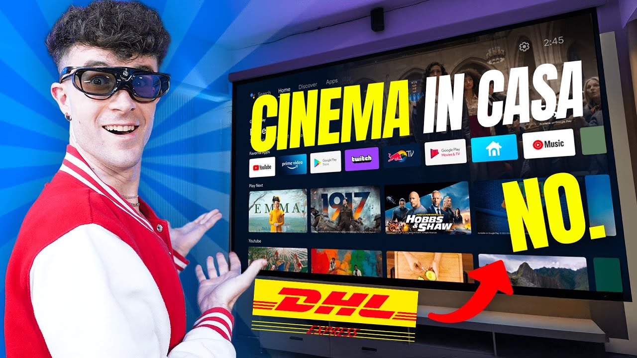 COSTRUISCO UN VERO CINEMA IN CASA, ma DHL non è d'accordo! 🙄 *TOP FIGATA TECH* - YouTube