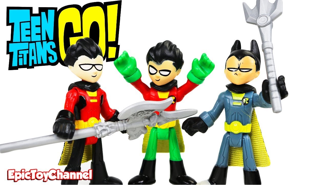 TEEN TITANS GO! Team Robin Multi-Personality Robin + Robin as Batman by ...