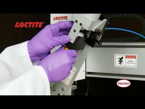 LOCTITE D Series Robot with 50 ml Dual Cartridge Dispenser - YouTube