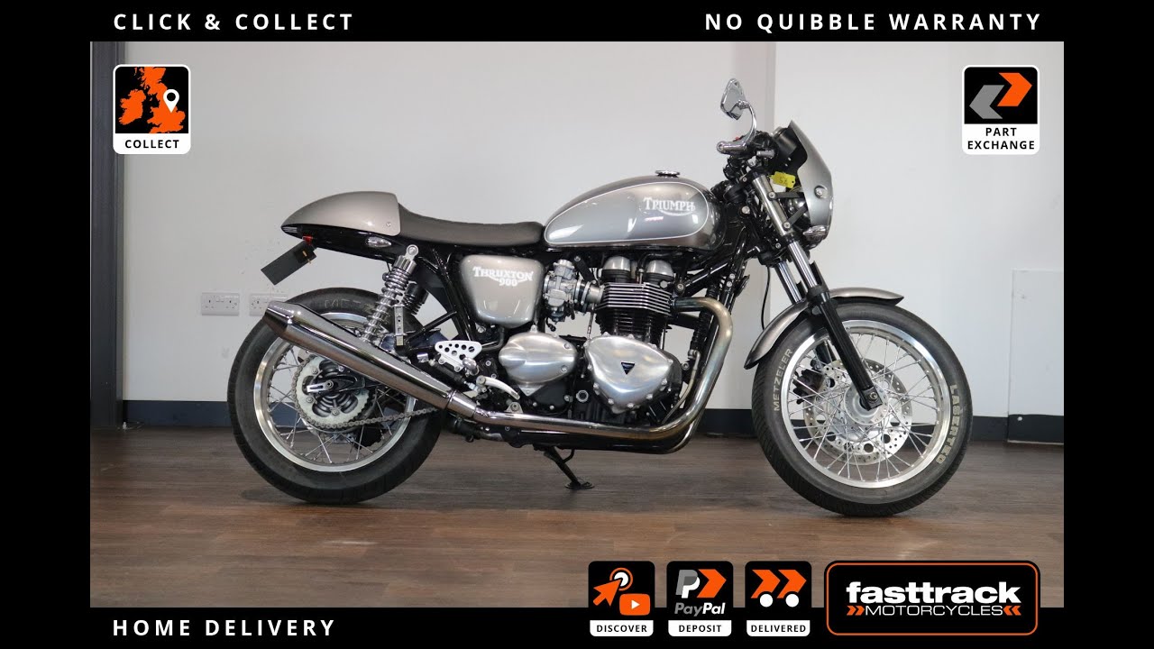 TRIUMPH THRUXTON 900 2016 CARB MODEL VIDEO TOUR AND WALK AROUND - YouTube