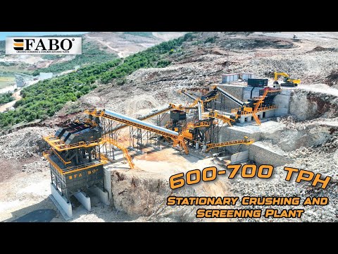 A Powerful Investment from FABO in Hatay: Stationary Crushing & Screening Plant with 600–700 TPH