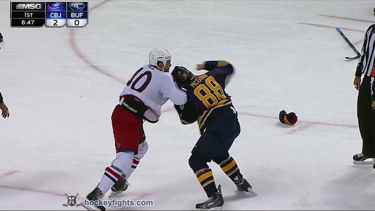 Jared Boll vs Jamie McGinn Oct 2, 2015 - YouTube