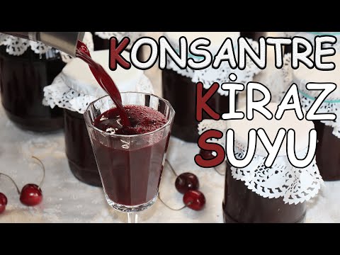 ŞEKERSİZ✅ DOĞAL✅ KONSTANTRE KİRAZ SUYU💯 MİSAFİRLERİNİZ BU TARİFE BAYILACAK‼️