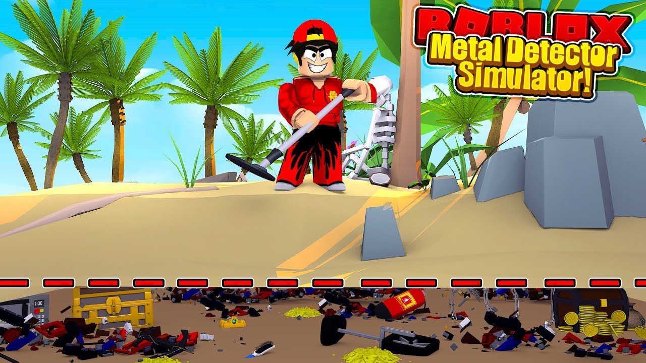 ROBLOX - THE METAL DETECTOR SIMULATOR!!!! - YouTube