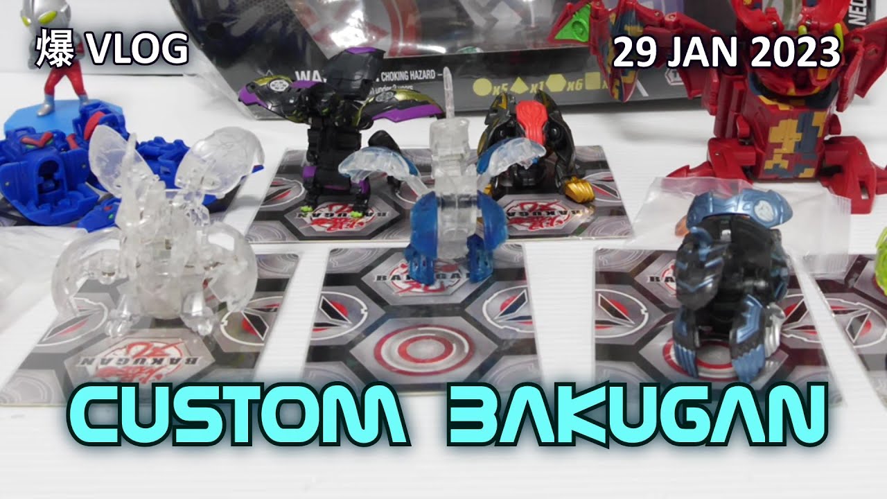 Custom Made Bakugan!! Mutant Helios! Rise Dragaon! Tavanel! [29 JAN ...