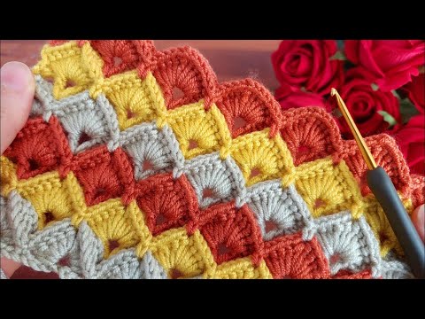 Easy 3D Crochet Blanket Tutorial (For Absolute Beginners) | No Complex Stitches!