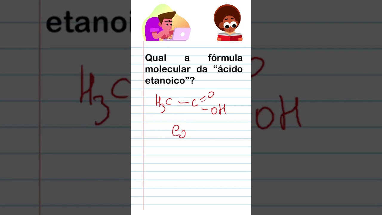 Formula Estrutural Do Acido Etanoico